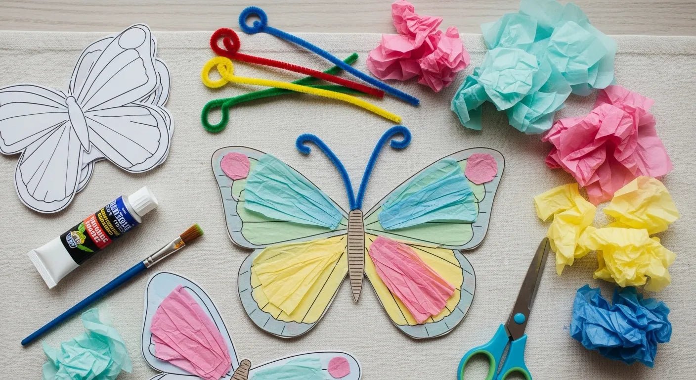 Easy Butterfly Wings Craft for Kids: Sparking Creativity and Learning ...