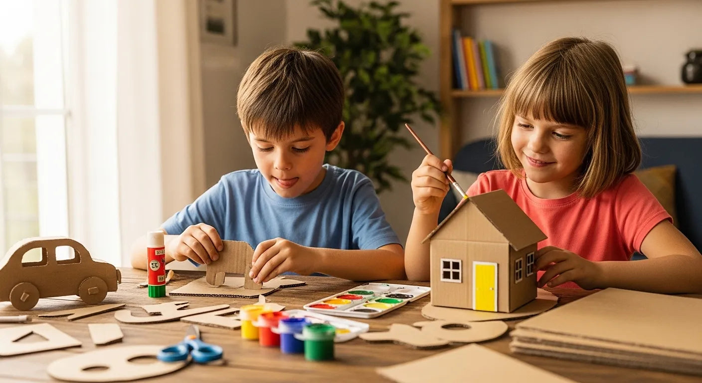 Easy Cardboard Crafts: Kids' Creative Fun at Home | I'm the Chef Too