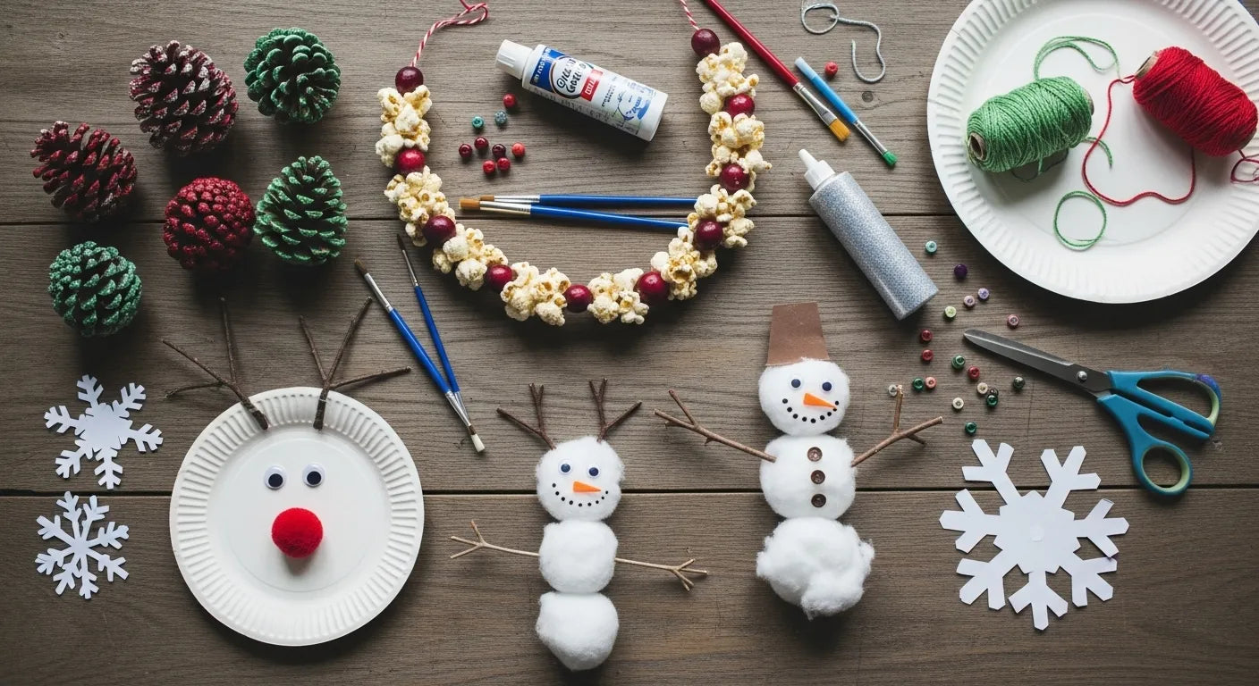 Easy Cheap Christmas Crafts for Kids: Festive Fun on a Budget! | I'm ...