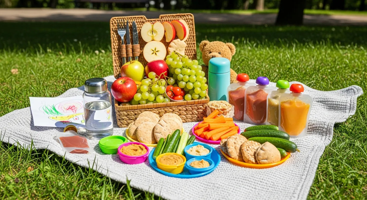 Easy & Healthy Park Snacks for Kids' Adventures | I'm the Chef Too