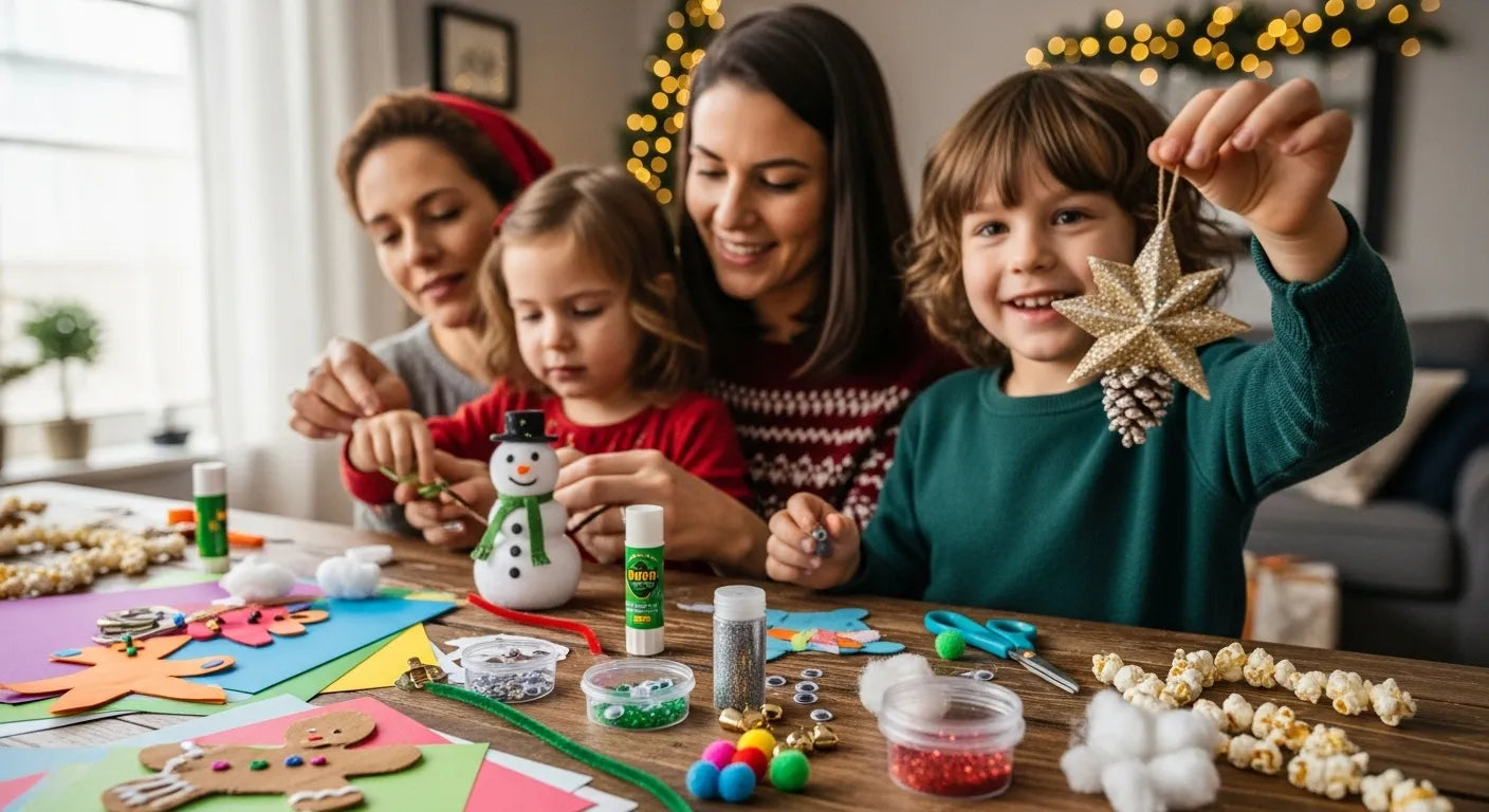 Easy Kid Crafts for Christmas: Festive Family Fun | I'm the Chef Too