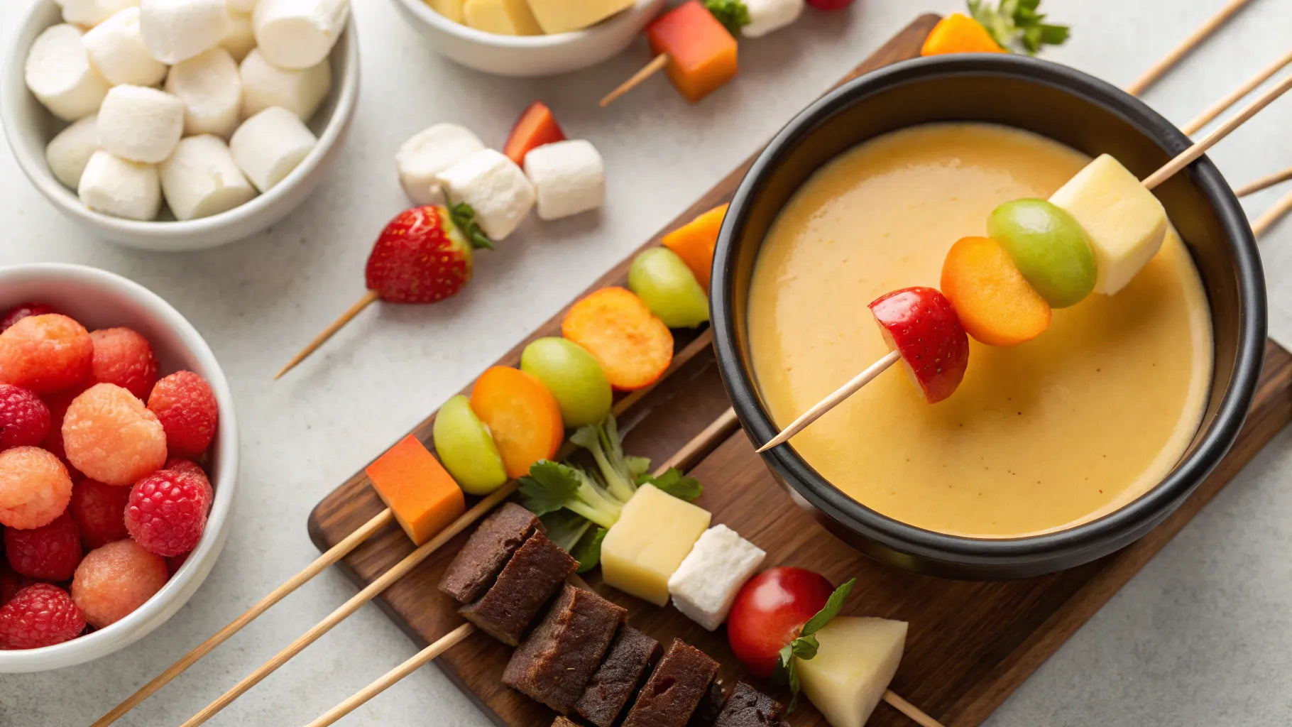 Easy Kid-Friendly Fondue Recipe for Happy Dippers | I'm the Chef Too