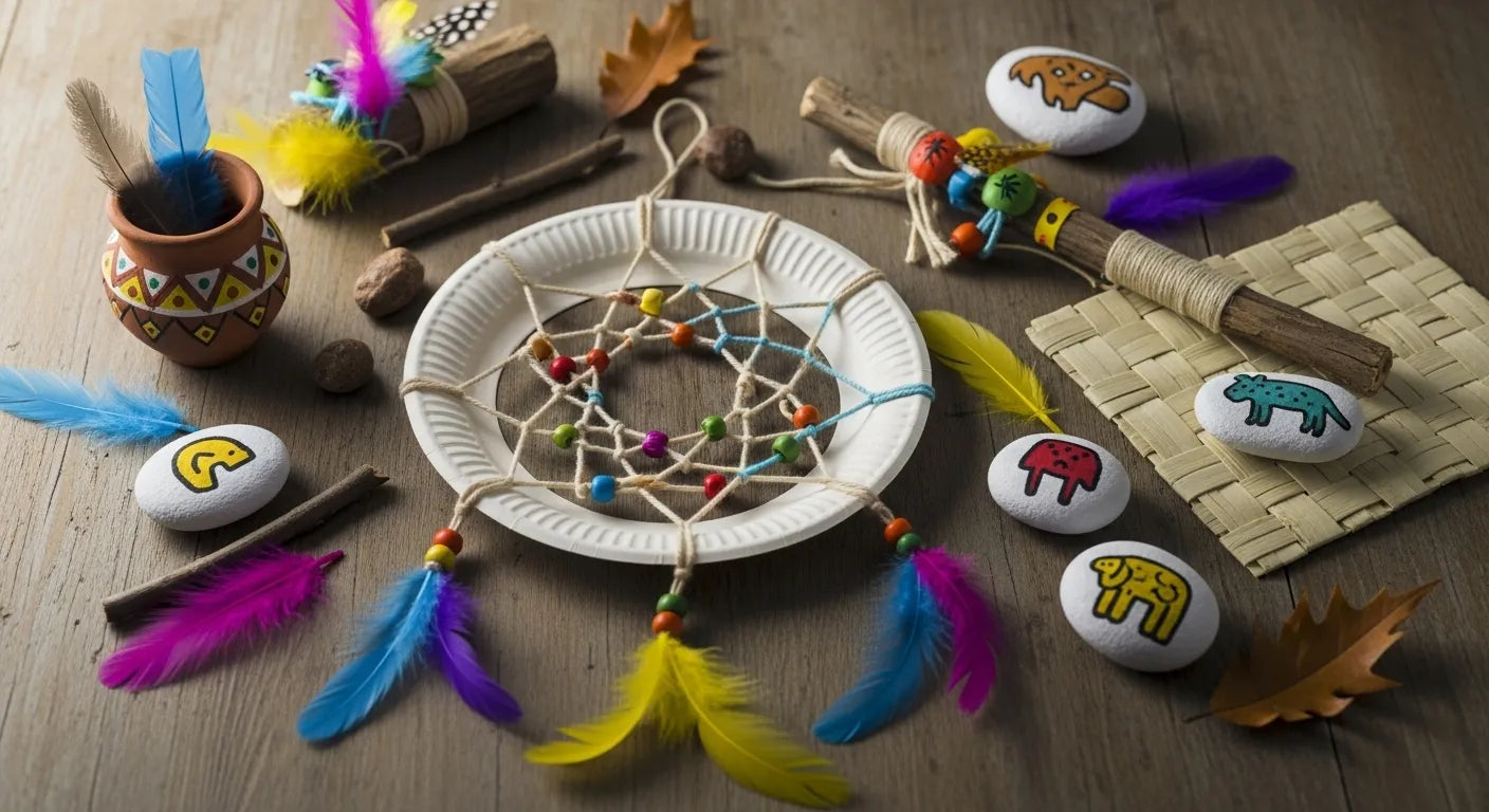 Easy Native American Crafts for Kids to Explore Culture | I'm the Chef Too