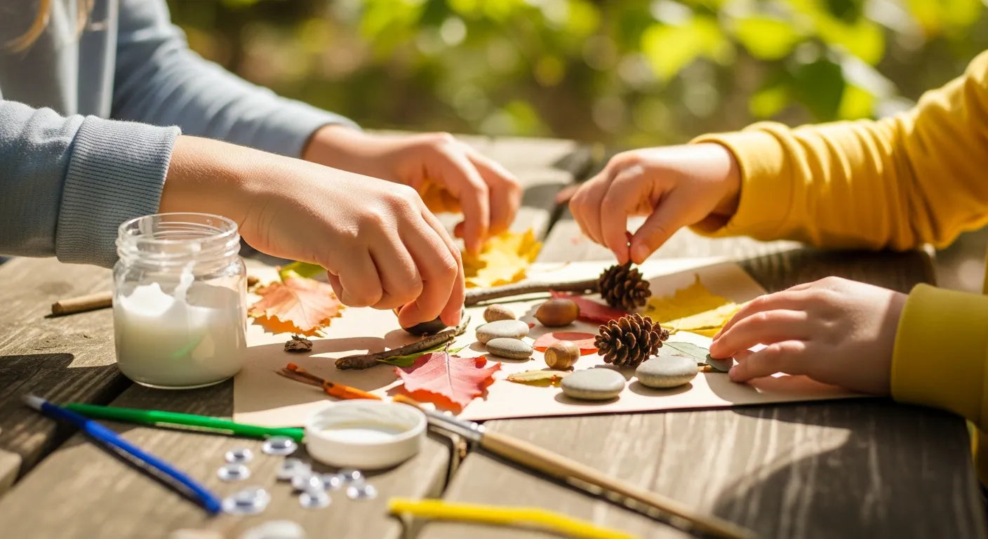 Easy Nature Crafts for Kids: Spark Curiosity Outdoors | I'm the Chef Too