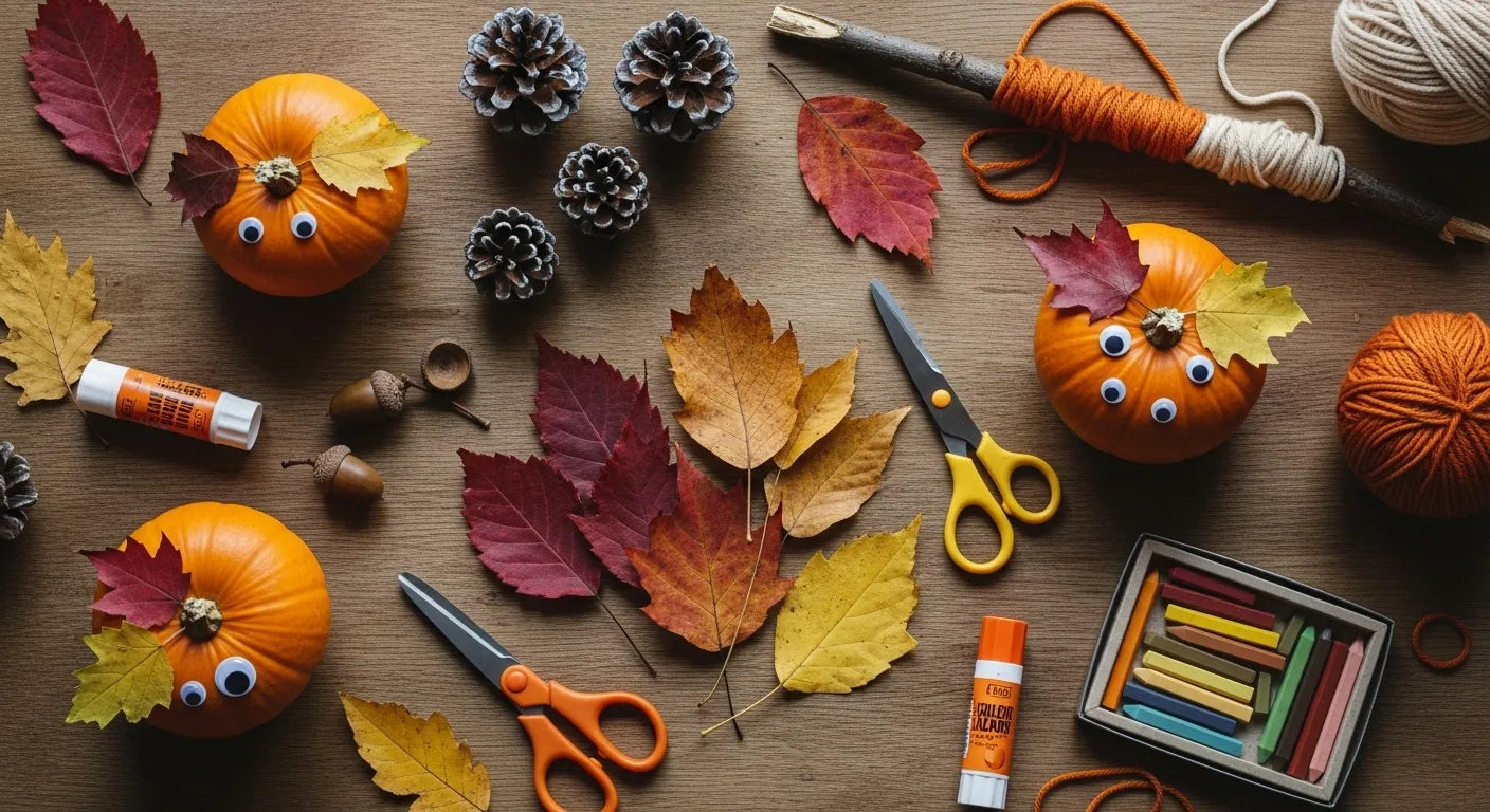 Easy October Crafts for Kids: Cozy Fall Fun | I'm the Chef Too