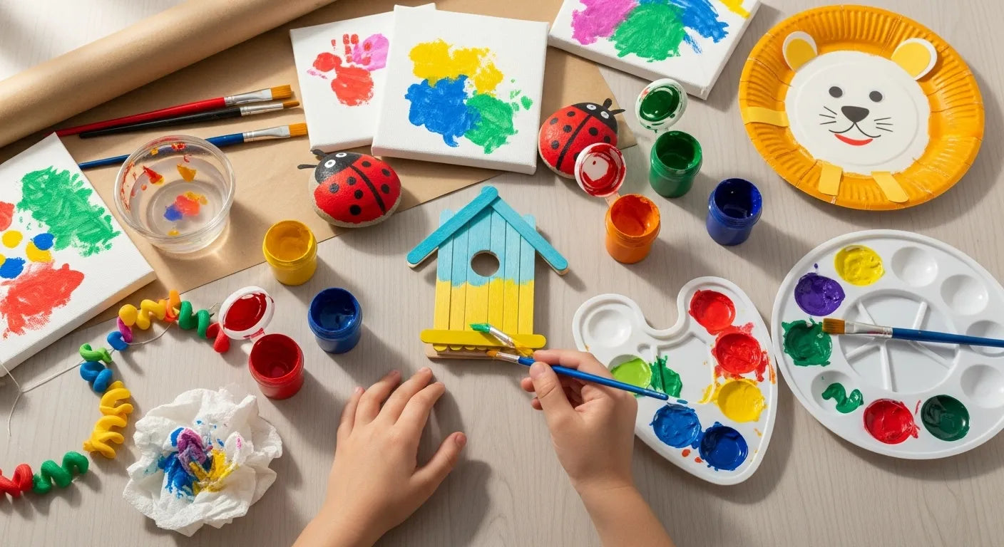 Easy Painting Crafts for Kids: Sparking Joy & Creativity | I'm the Chef Too
