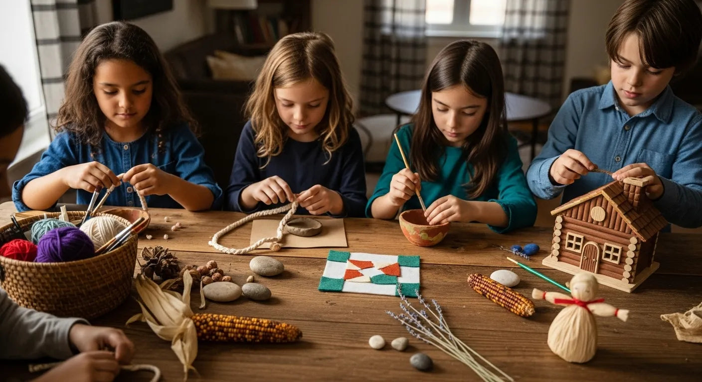 Easy Pioneer Crafts for Kids: Journey to the Frontier at Home | I'm the ...