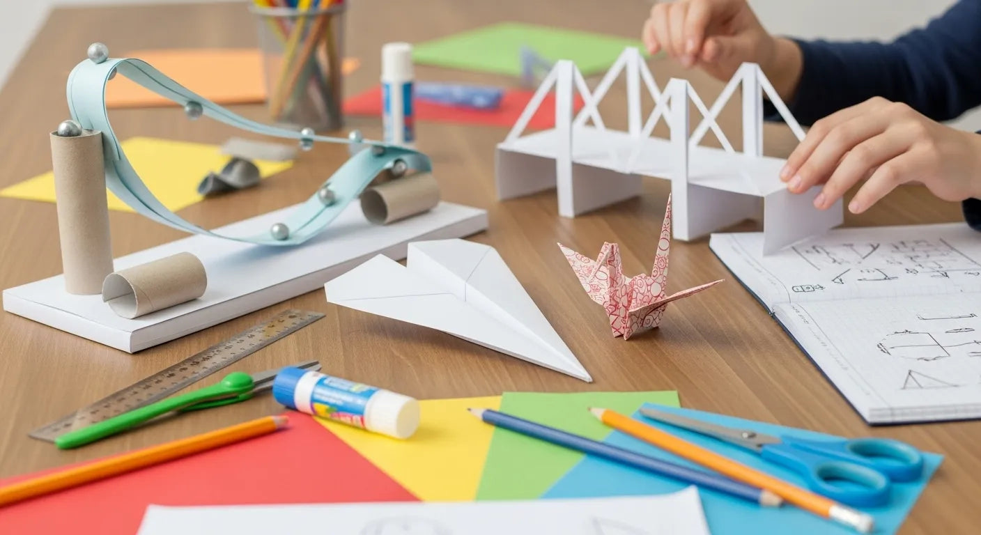 Easy STEM Challenges: Spark Learning with Paper Fun | I'm the Chef Too