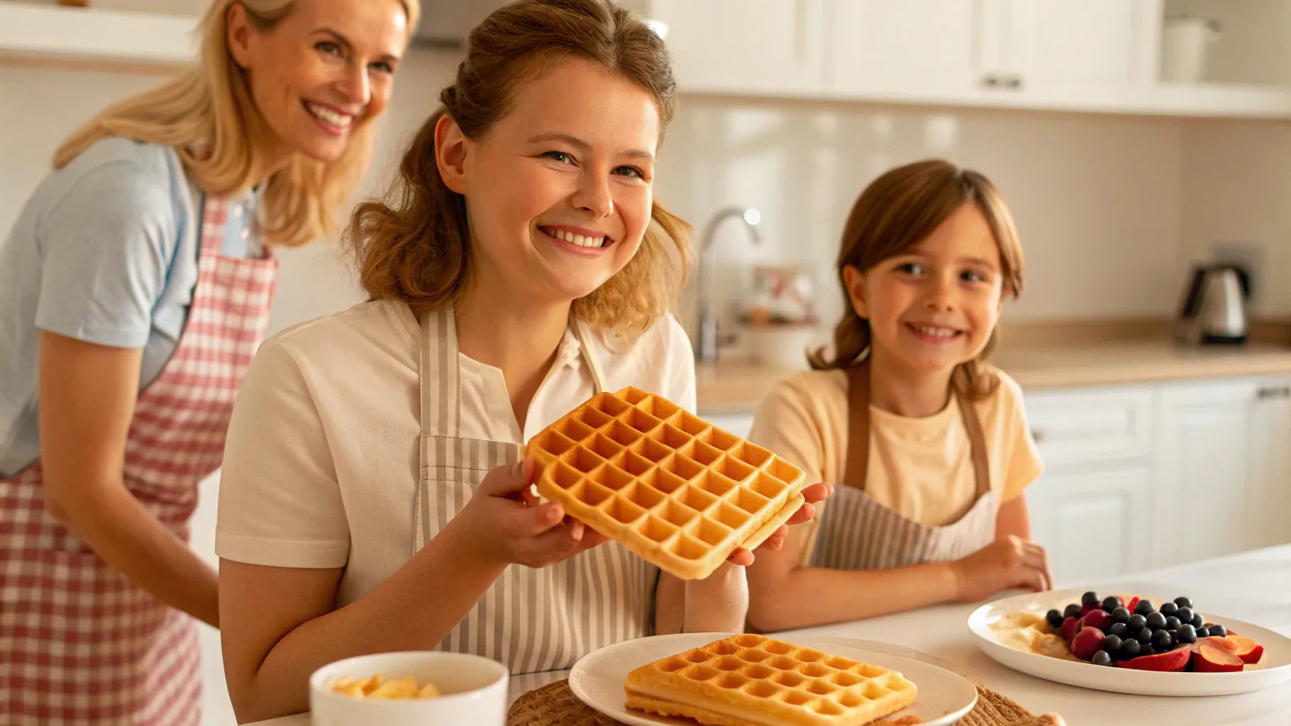 Easy Waffle Recipe for Kids: Crispy, Fluffy Family Fun | I'm the Chef Too