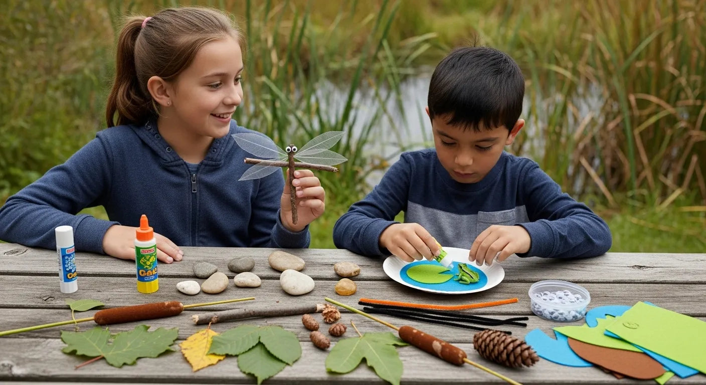 Easy Wetland Crafts for Kids: Nature & STEM Fun | I'm the Chef Too