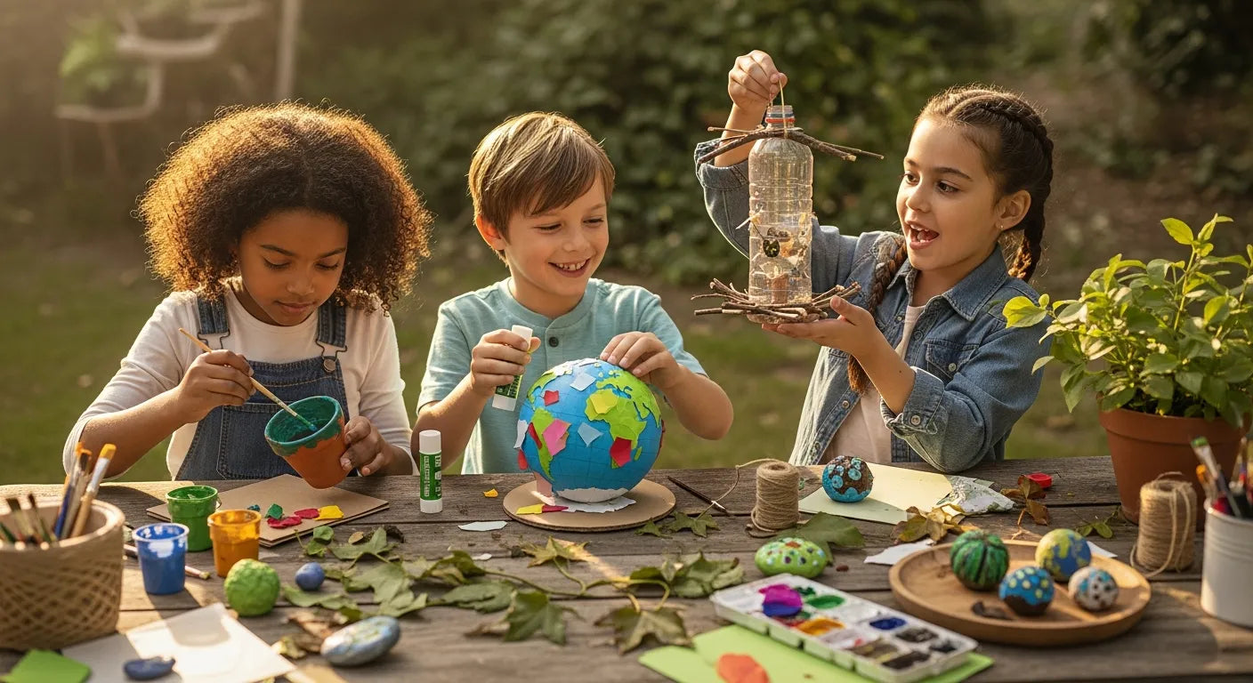 Eco-Adventures: Engaging Earth Day Crafts for Kids | I'm the Chef Too