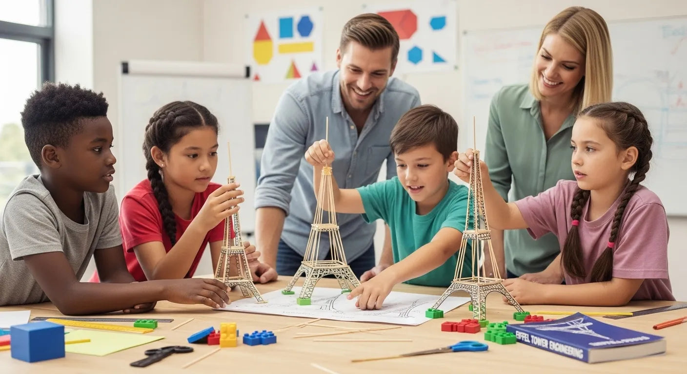 Eiffel Tower STEM Challenge: Build, Learn, & Explore Engineering | I'm ...