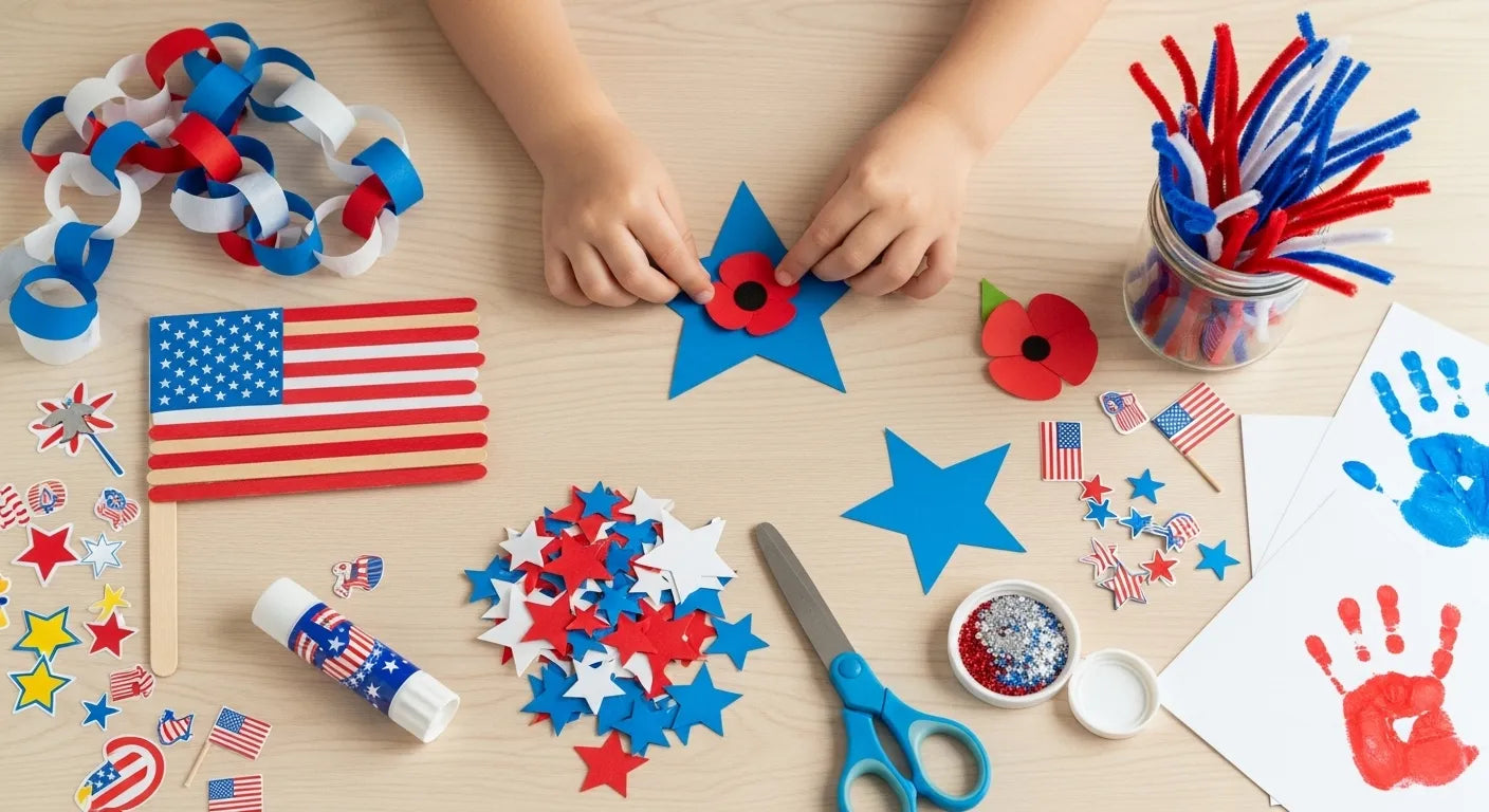Engaging Memorial Day Craft Kids: Blending Remembrance with Creative ...