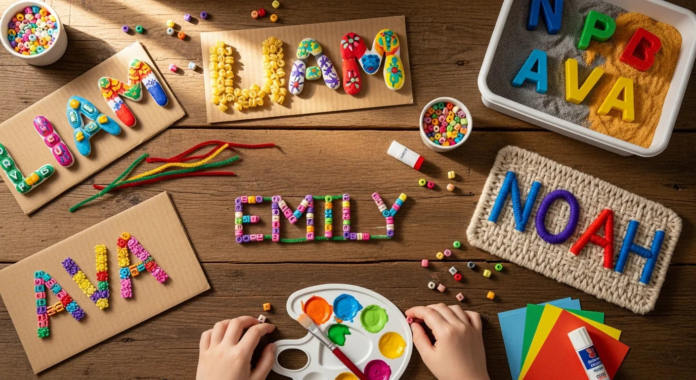 Engaging Name Crafts for Kids: Personal Learning Adventures | I'm the ...