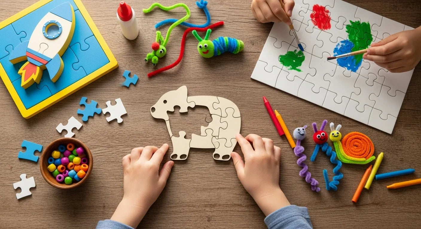 Engaging Puzzle Crafts for Kids: Igniting Creativity & Learning | I'm ...