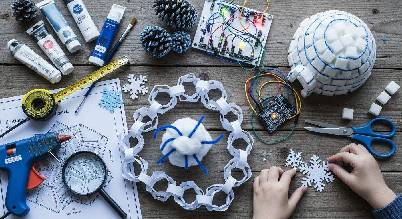 Engaging Winter Crafts for Kids: STEM & Fun | I'm the Chef Too