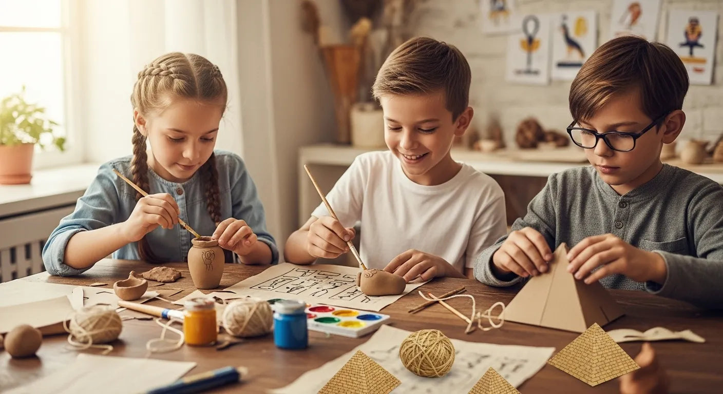Creative Egyptian Crafts for Kids: STEM & Art Activities