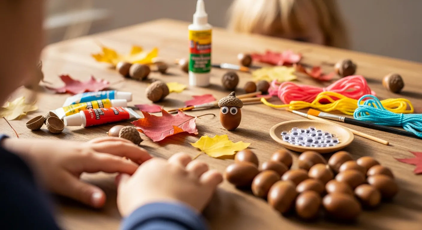 Fall Fun: Easy Acorn Crafts for Kids | I'm the Chef Too