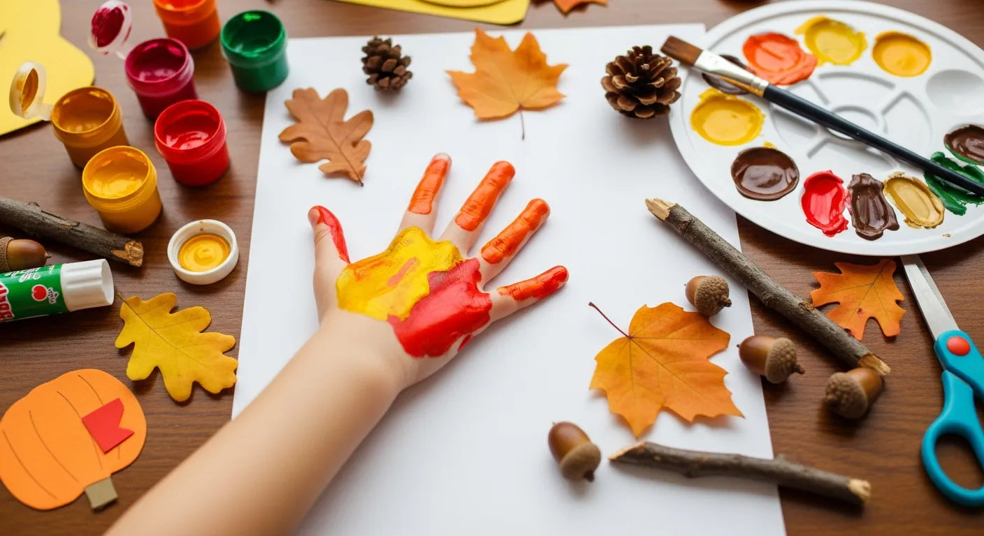 Fall Handprint Crafts for Kids: Autumn Art & Keepsakes | I'm the Chef Too