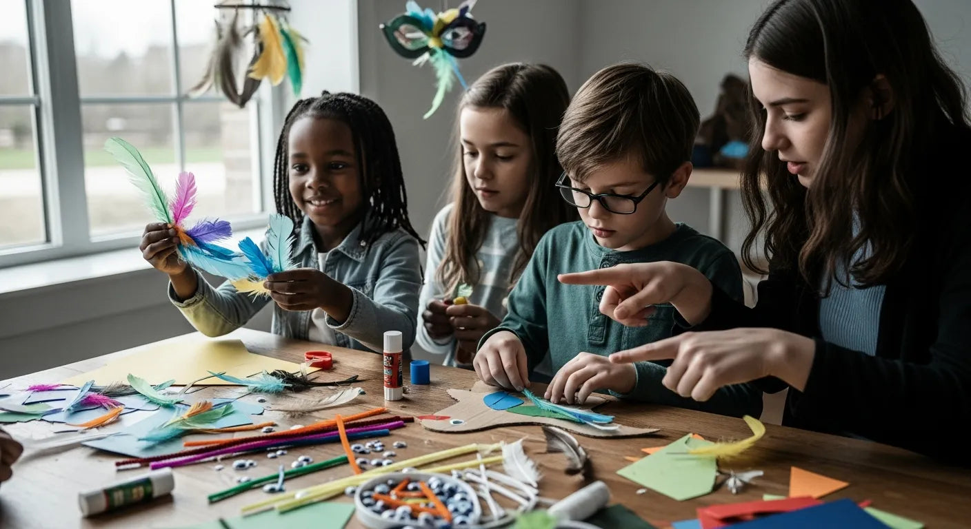 Feather Crafts for Kids: Soar into STEM, Art, and Family Fun! | I'm the ...