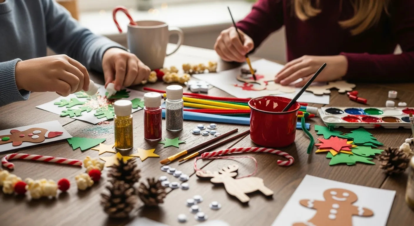 Festive Christmas Crafts for Kids at Home | I'm the Chef Too