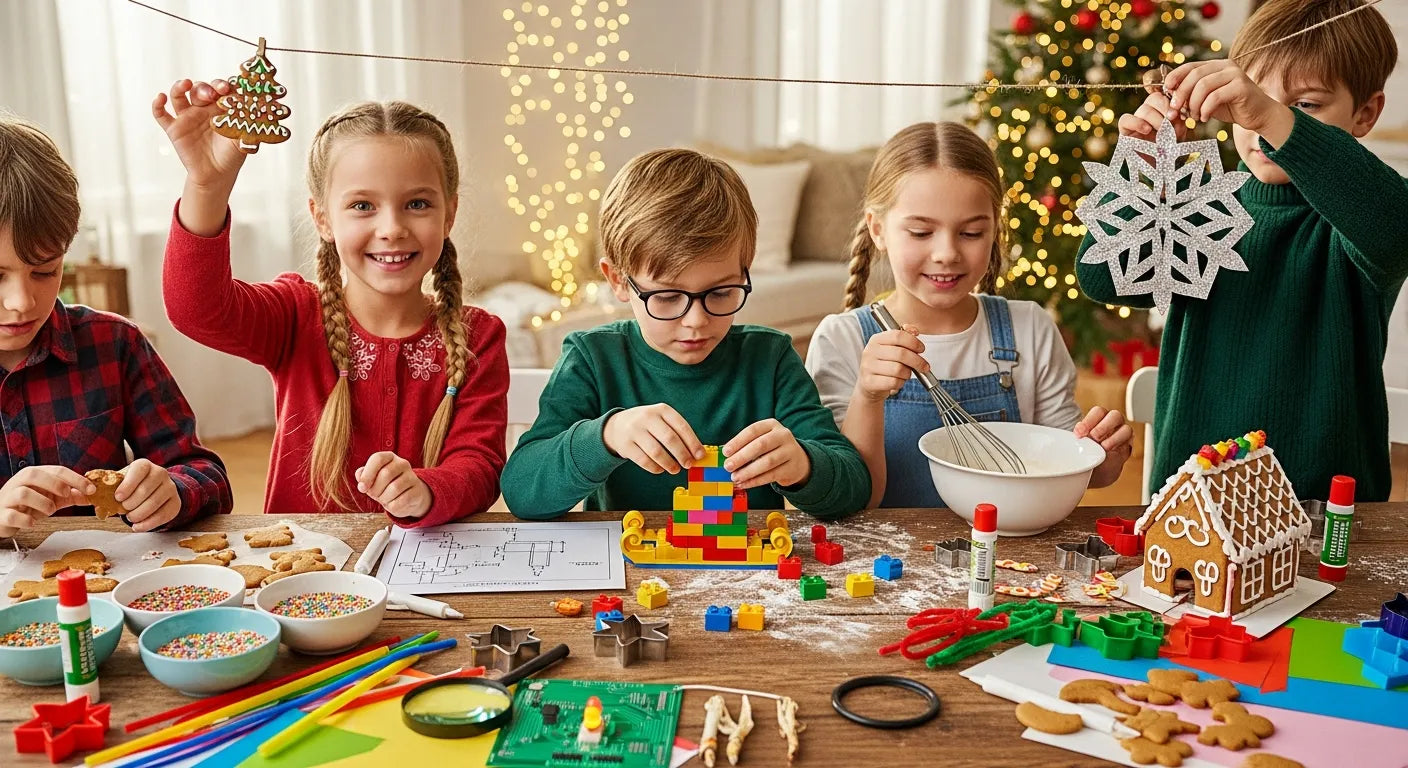 Festive Christmas Kids Craft: Joyful STEM & Baking Fun | I'm the Chef Too