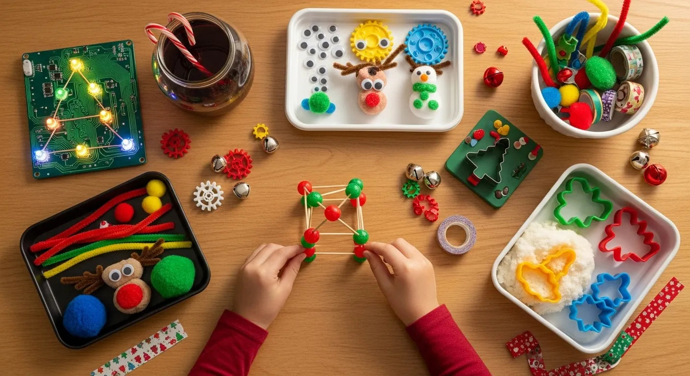 Festive Christmas STEM Challenges for Kids | I'm the Chef Too