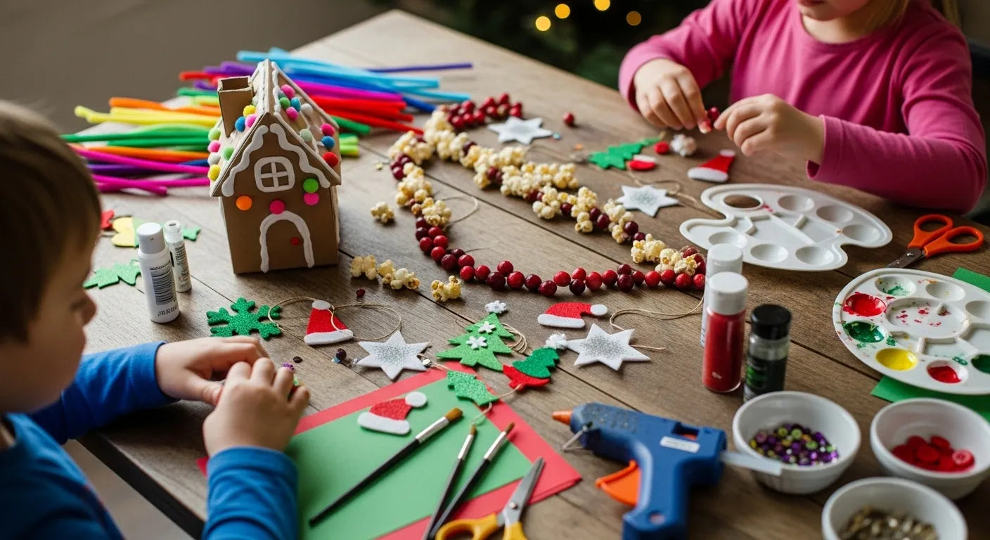 Festive December Arts & Crafts for Kids | I'm the Chef Too
