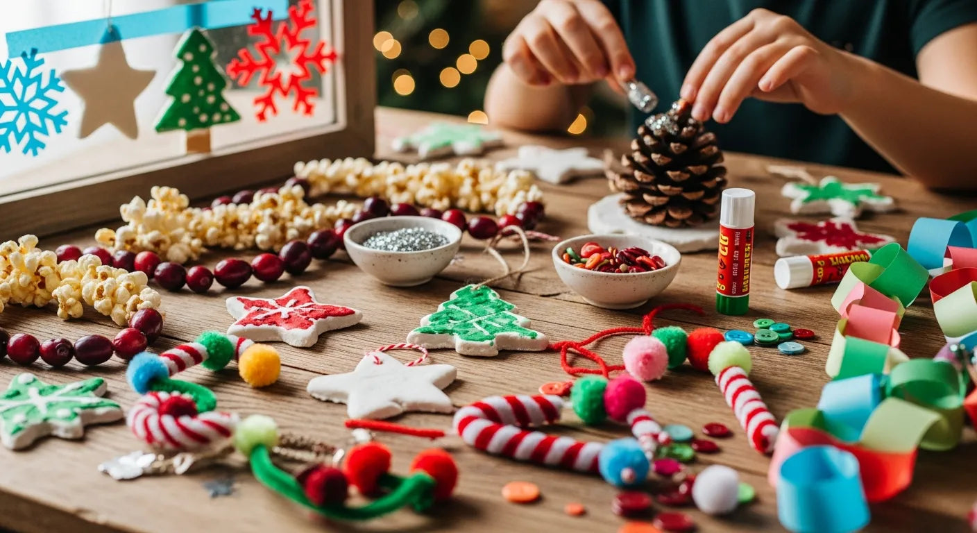 Festive & Frugal: Cheap Christmas Crafts for Kids | I'm the Chef Too