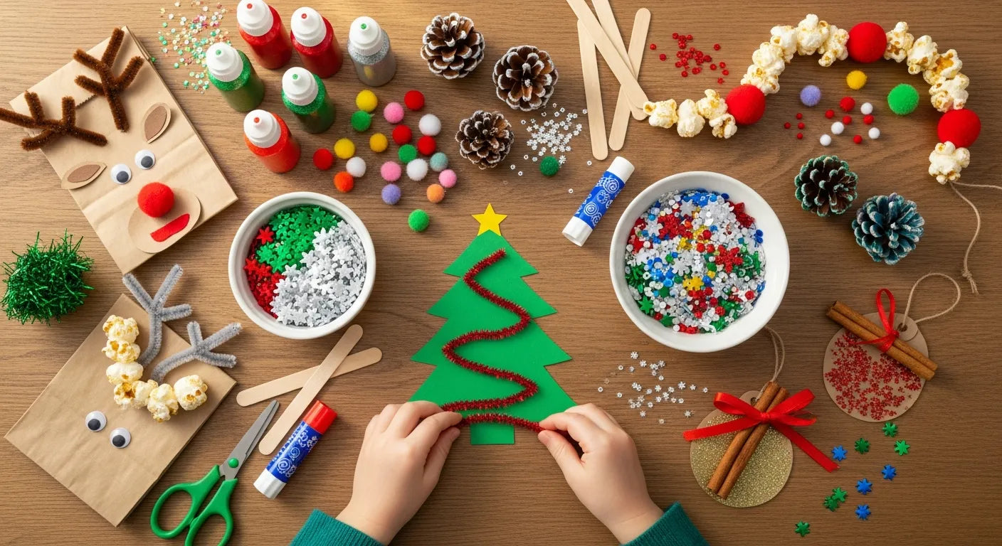 Festive Fun: Easy Christmas Crafts for Kids to Spark Joy | I'm the Chef Too
