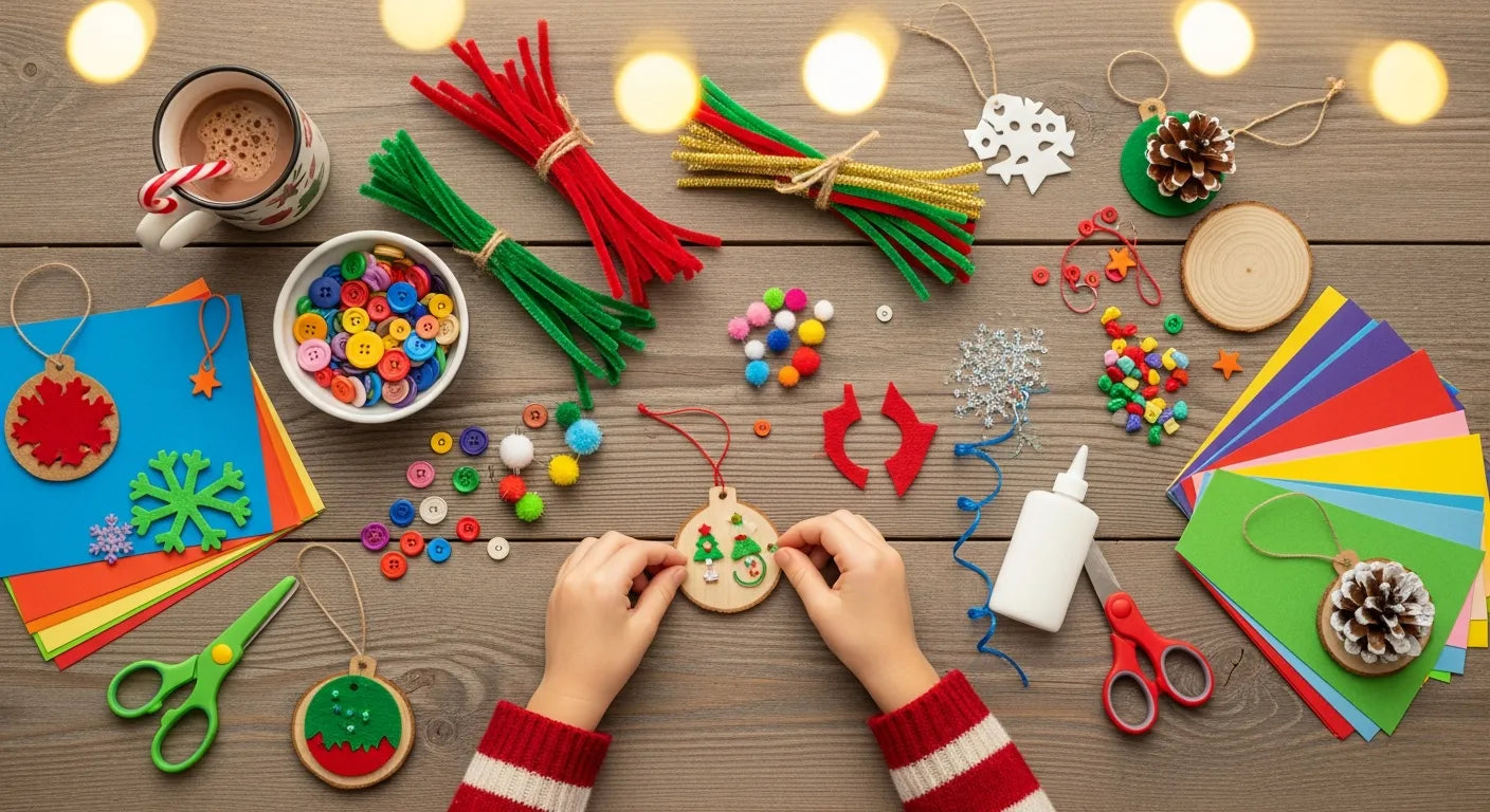 Festive Fun: Easy Christmas Ornament Crafts for Kids | I'm the Chef Too