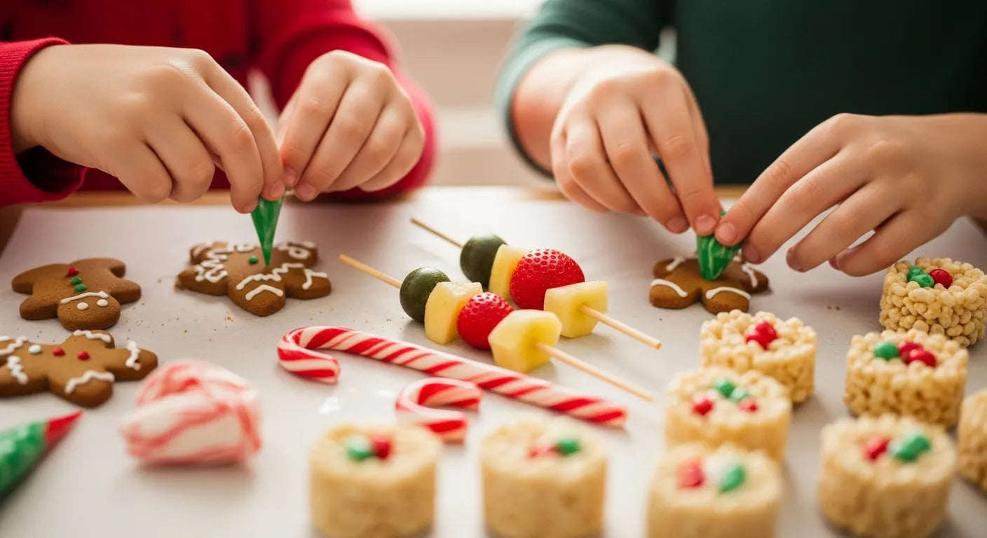 Festive Fun: Easy Christmas Snacks Kids Make | I'm the Chef Too