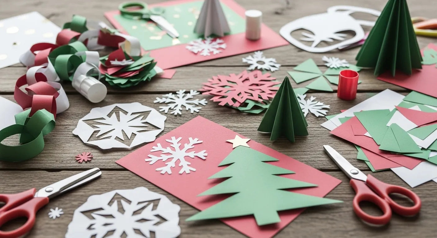 Festive Fun: Easy Construction Paper Christmas Crafts for Kids | I'm ...