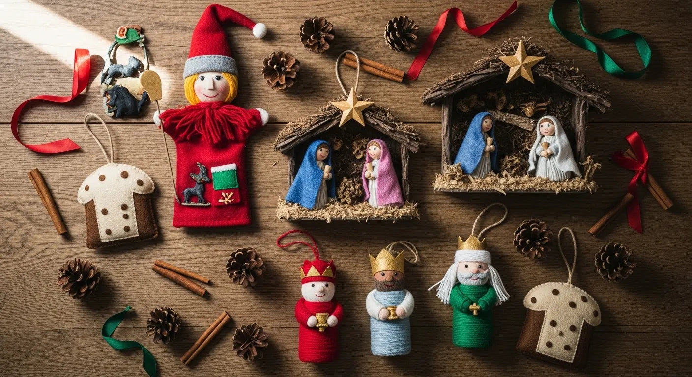 Festive Italian Christmas Crafts for Kids | I'm the Chef Too