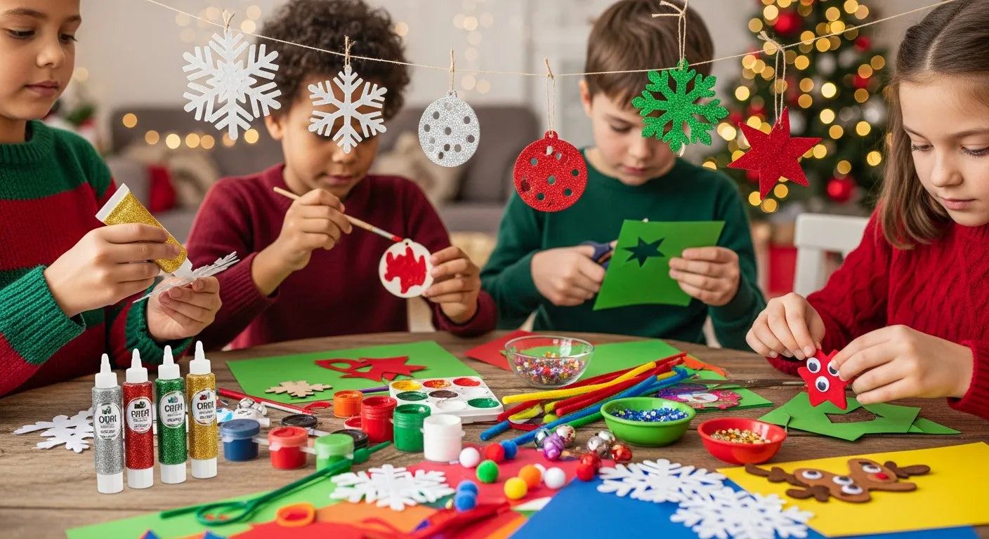 Festive Kids Christmas Craft for Creative Family Fun | I'm the Chef Too