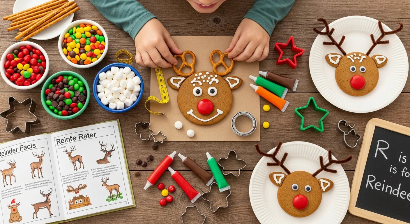 Festive Reindeer Crafts for Kids: Edible Art & Learning Fun | I'm the ...