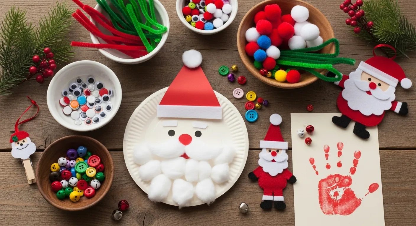 Festive Santa Claus Crafts for Kids: DIY Holiday Magic | I'm the Chef Too