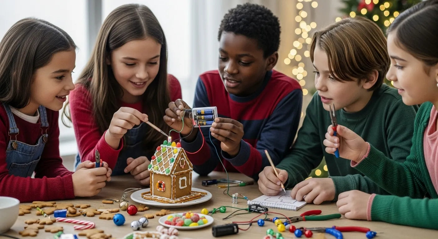 Festive STEM Challenge Christmas Fun | I'm the Chef Too