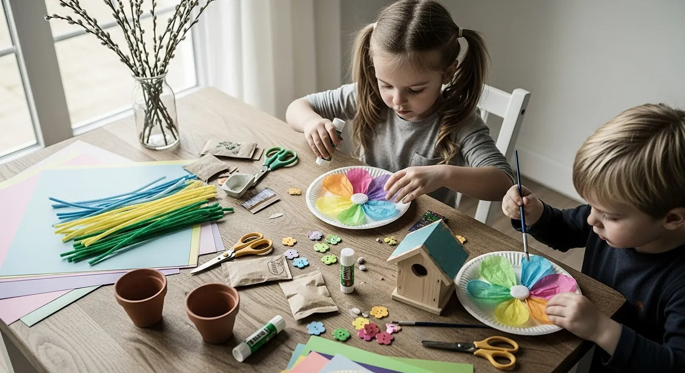 First Day of Spring Crafts: Fun & Learning for Kids | I'm the Chef Too