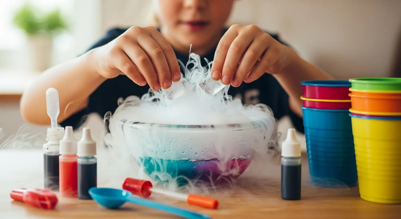 Fizzing Fun: Dry Ice Experiments for Kids at Home | I'm the Chef Too