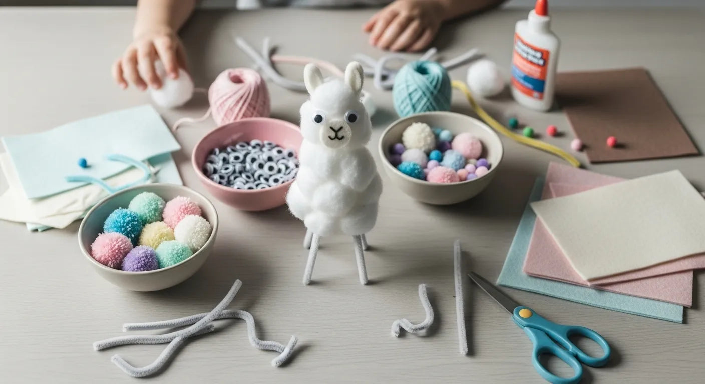 Fluffy Fun: Easy Llama Crafts for Kids | I'm the Chef Too