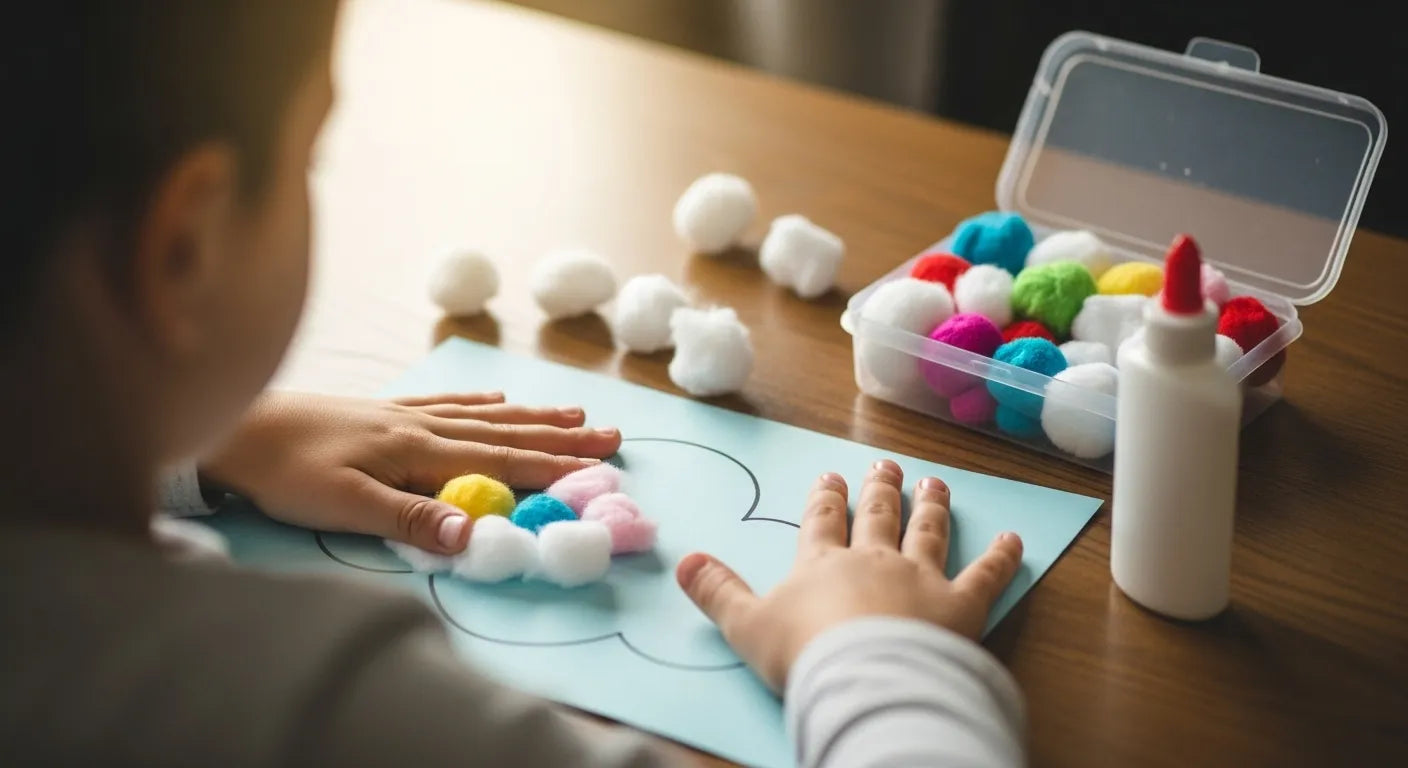 Fluffy Fun: Engaging Crafts with Cotton Balls for Kids | I'm the Chef Too