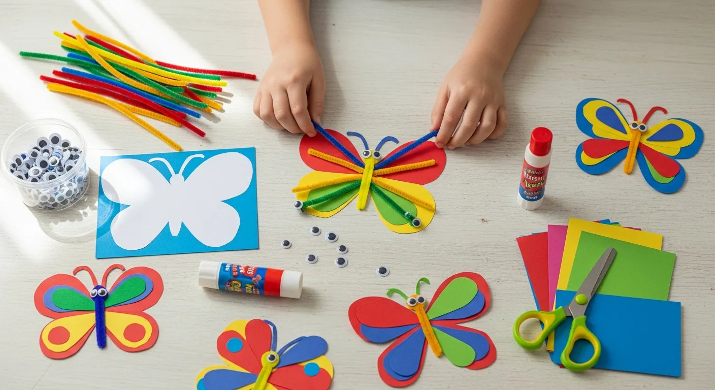 Fluttery Fun: Easy Butterfly Crafts for Kids | I'm the Chef Too