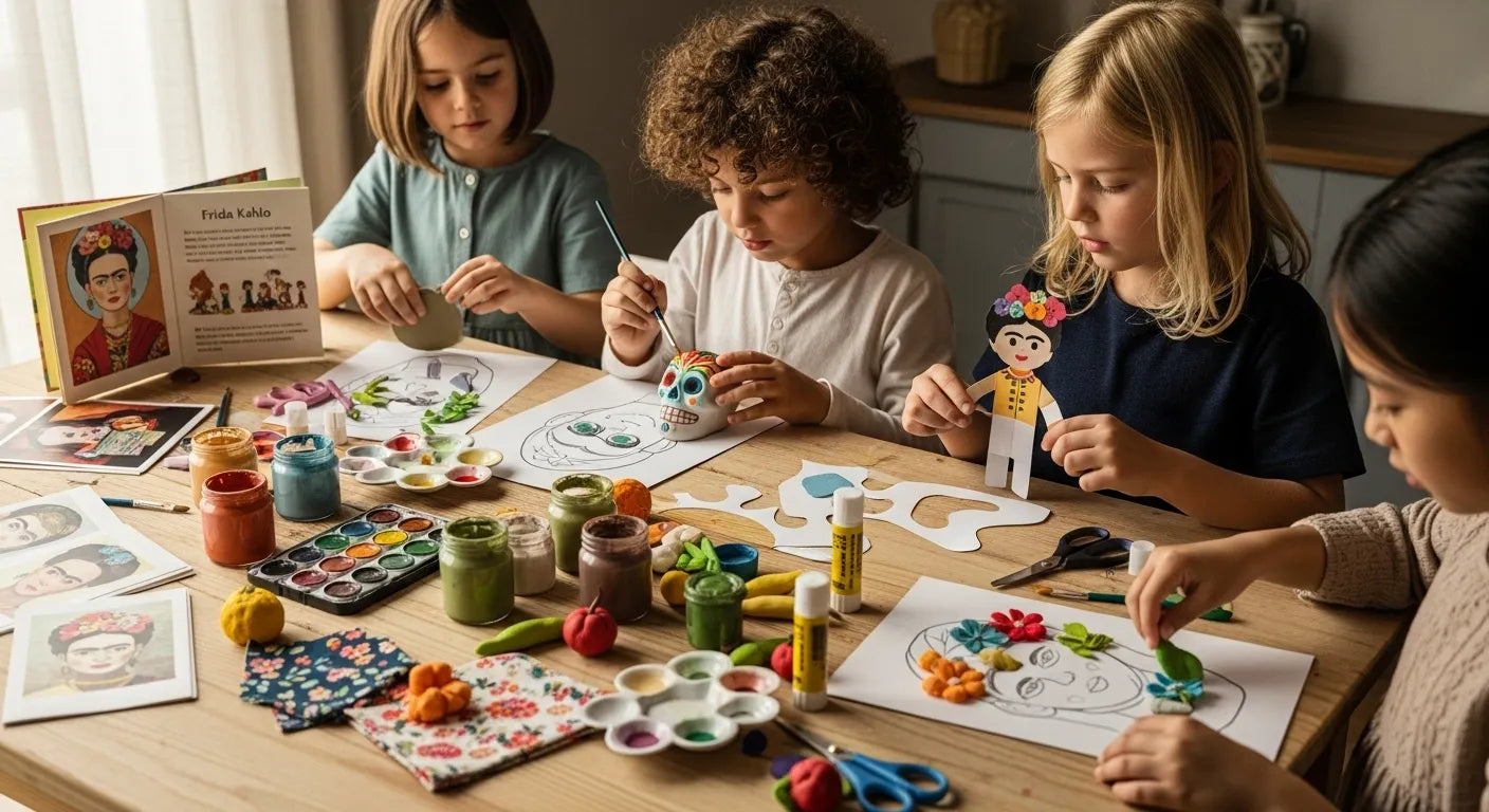 Frida Kahlo Crafts for Kids: Artistic Adventures & Life Lessons | I'm ...