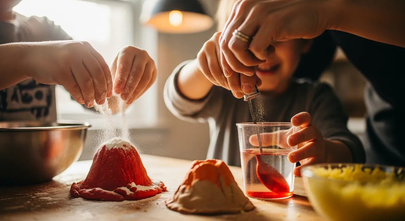 Fun and Easy Kid Volcano Project: STEM Fun for Families | I'm the Chef Too