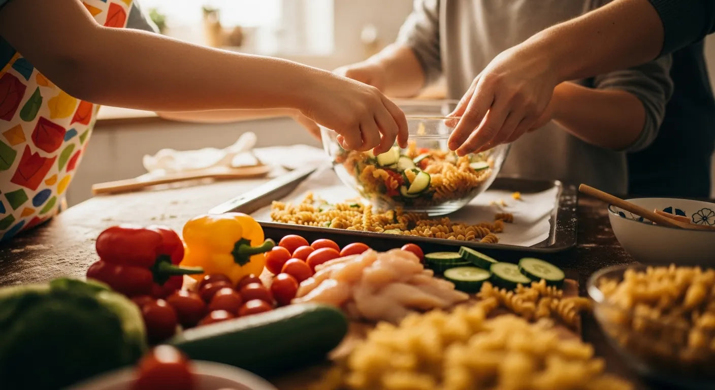 Fun and Healthy Dinner Kids Can Make for the Family | I'm the Chef Too