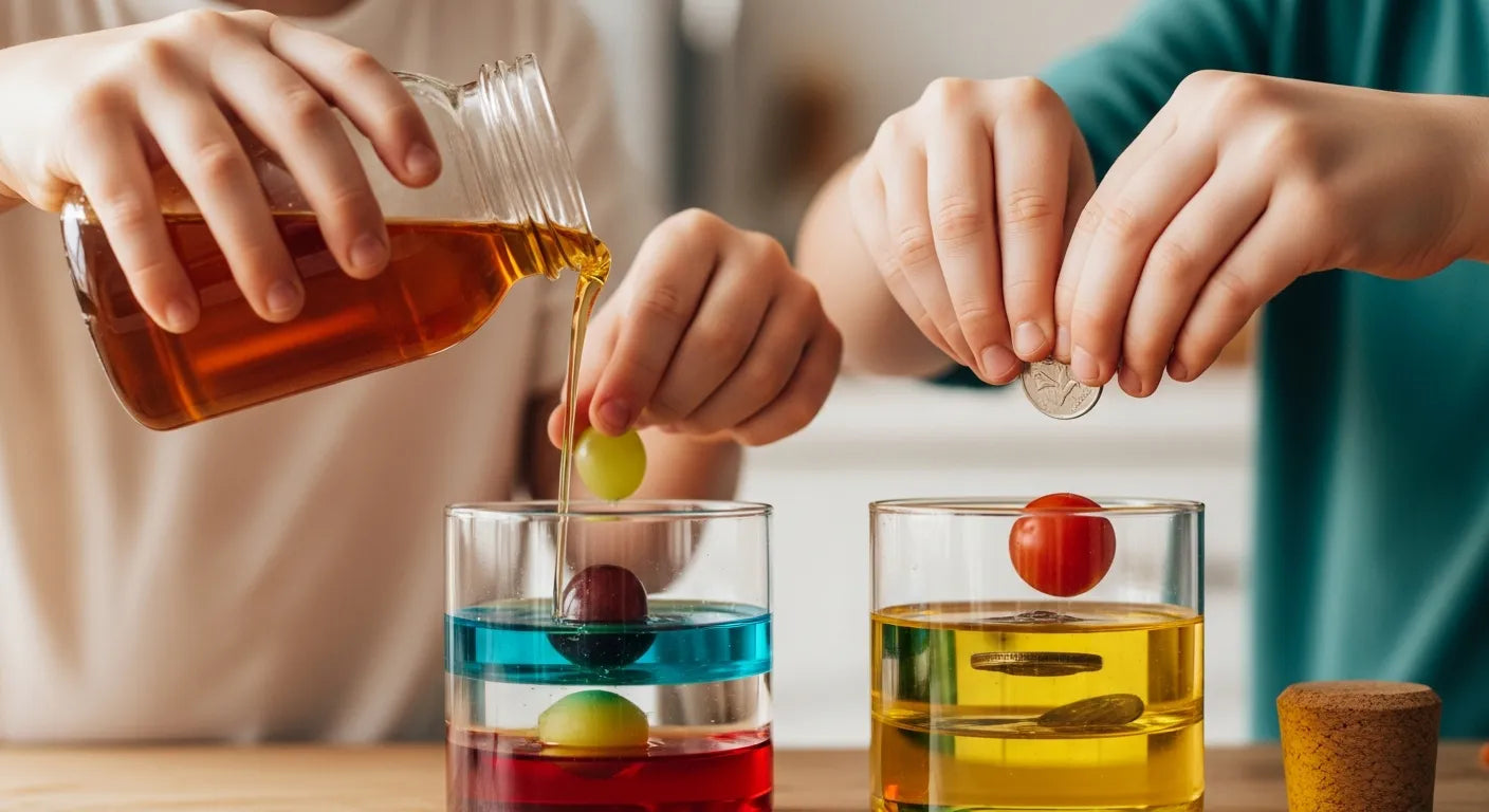 Fun and Simple Density Project for Kids | I'm the Chef Too