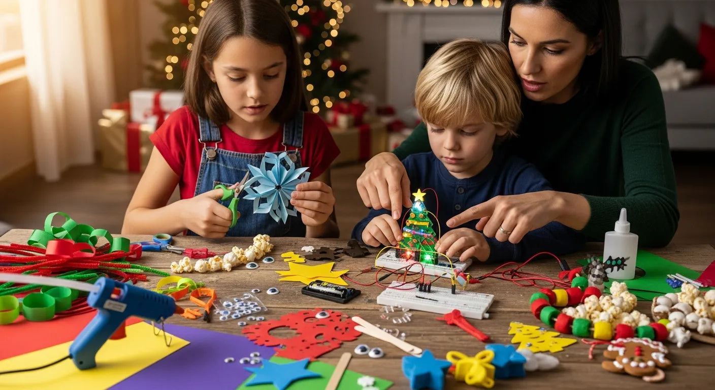 Fun Christmas Kid Craft Ideas for Family Bonding & STEM Learning | I'm ...