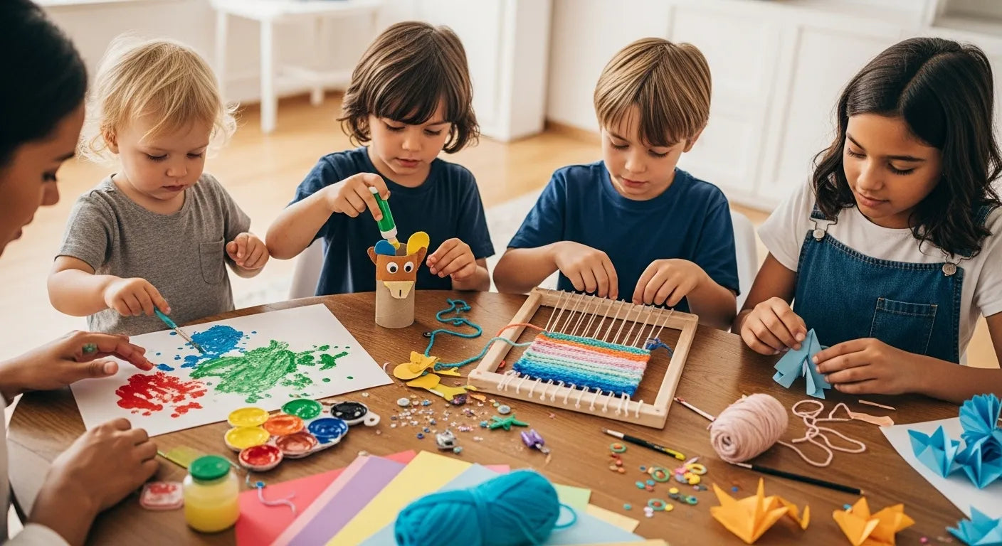 Fun Crafts to Do with Kids at Home for Every Age | I'm the Chef Too