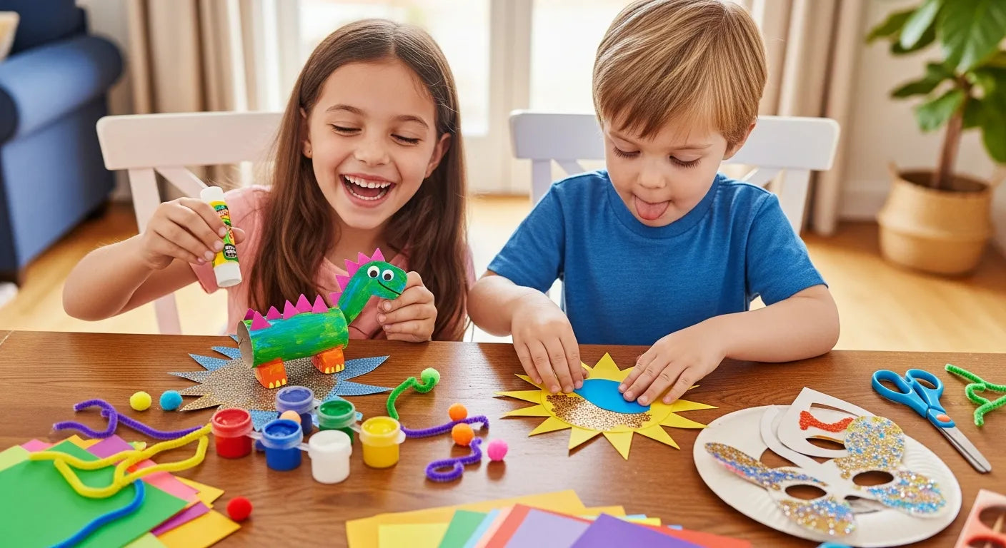 Easy STEM Crafts for Kids: Fun Creative Activities at Home